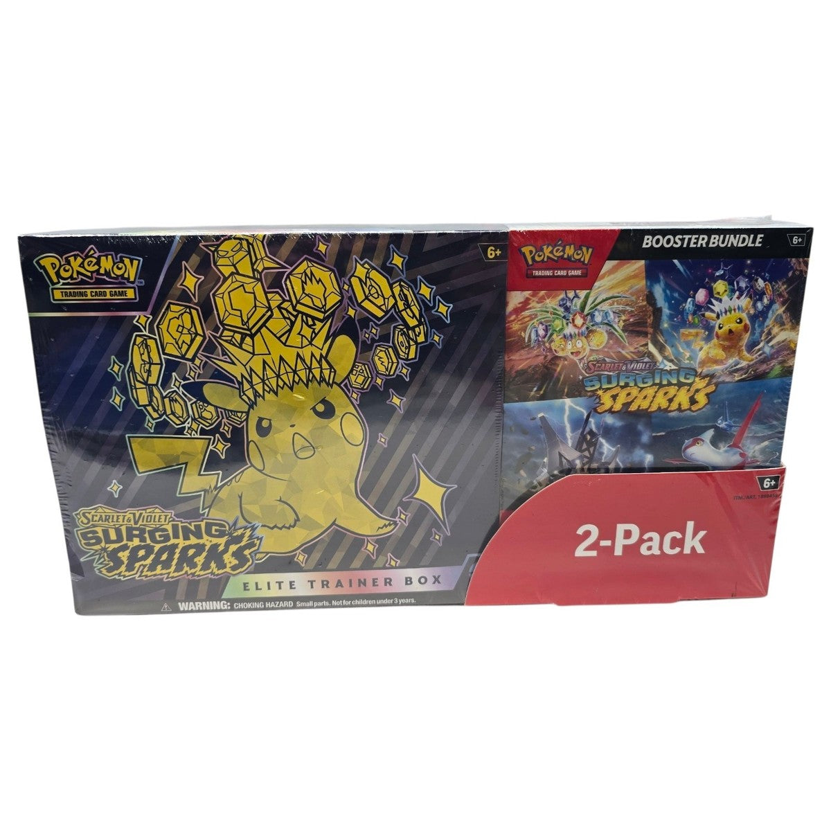 Pokemon - Surging Sparks Costco 2-Pack - ETB + Booster Bundle